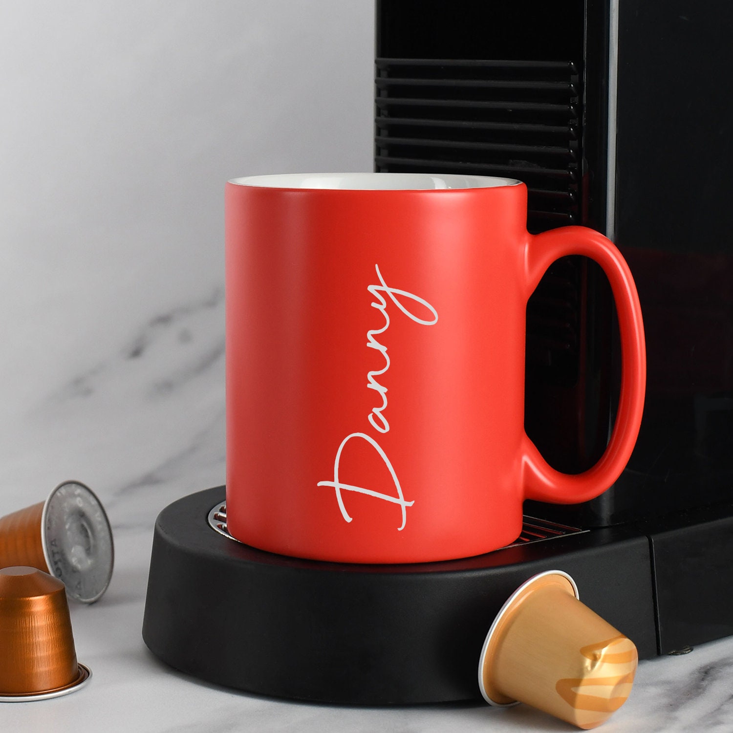 Personalised Name Satin Mug Laser Engraved Gifts Ideas Presents for Mum ...