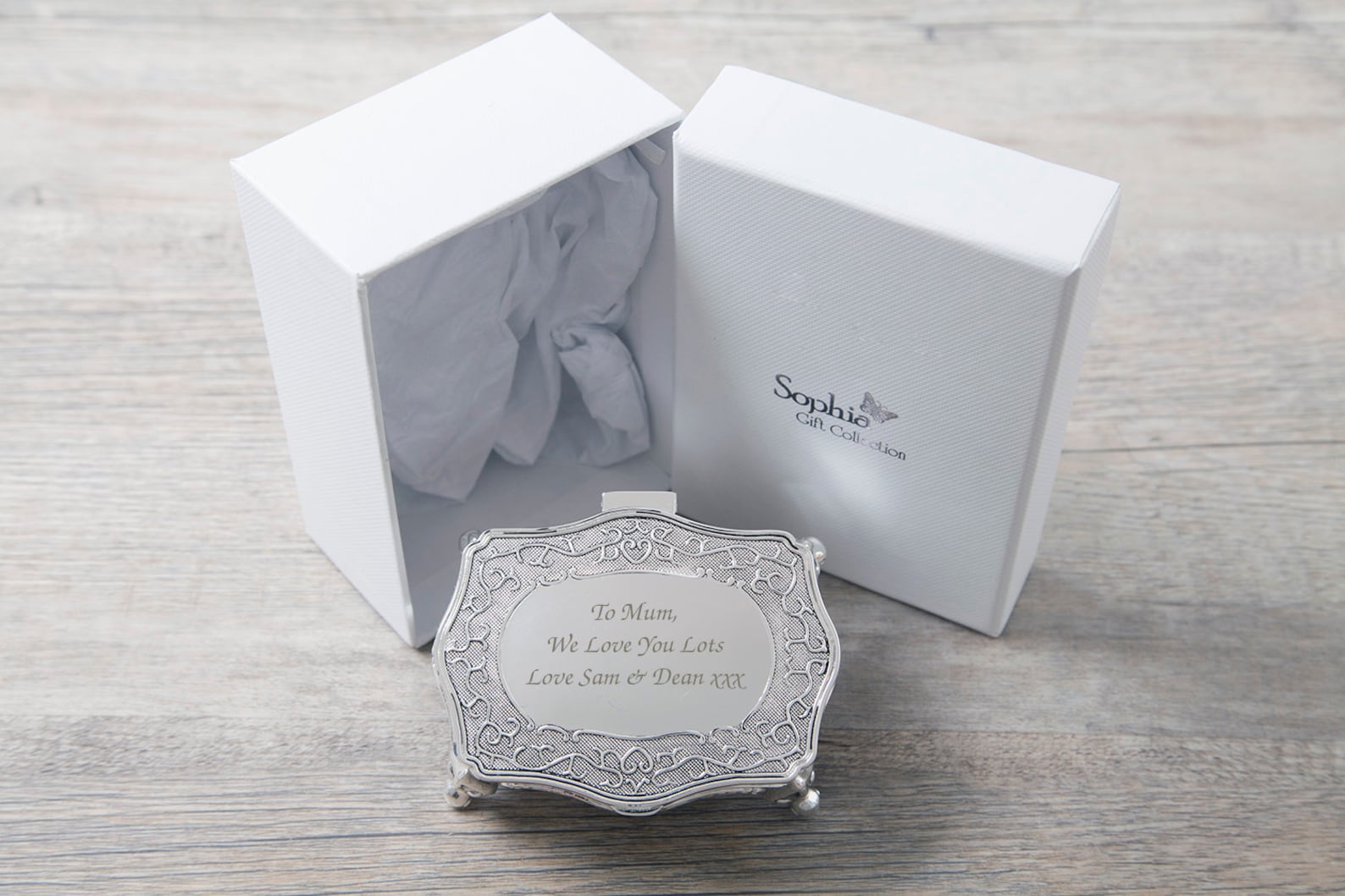 Personalised Engraved Silver Small Antique Trinket Gifts Ideas - Etsy