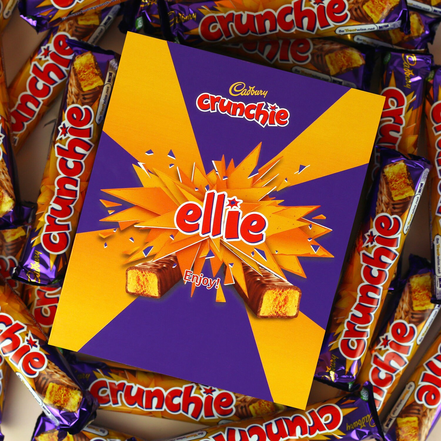 Personalised OFFICIAL Cadbury Crunchie Crunchies Box 20 | Etsy