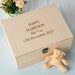 Personalised Any Message Large Wooden Memory Box Gifts Ideas for Boys ...