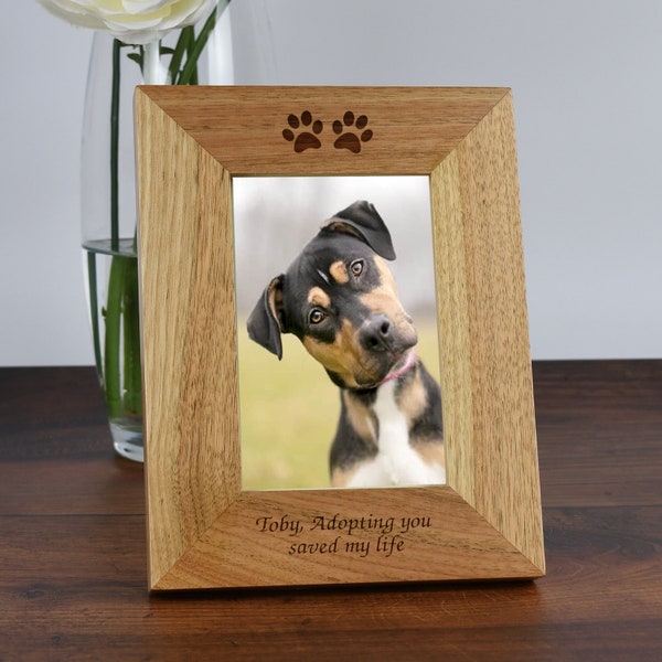 Paw Print 5x7 Picture Frame - Etsy