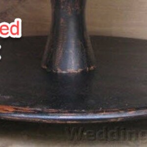 Wedding Gold Cake Stand Distressed Gold Stand Shabby White - Etsy