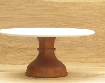 Cake Stands 16 18 or 20 Inch Round 7 Inches Tall Rustic Pine - Etsy
