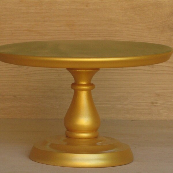 Wood Cake Stand - Etsy