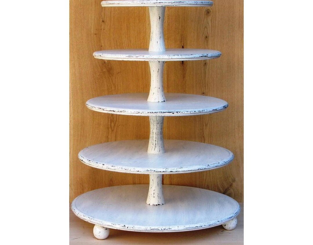 5 Tier Cupcake Stand 14-12-10-8-6 Inches Wedding Cupcake - Etsy