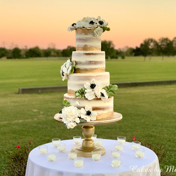 Gold Cake Stand - Etsy