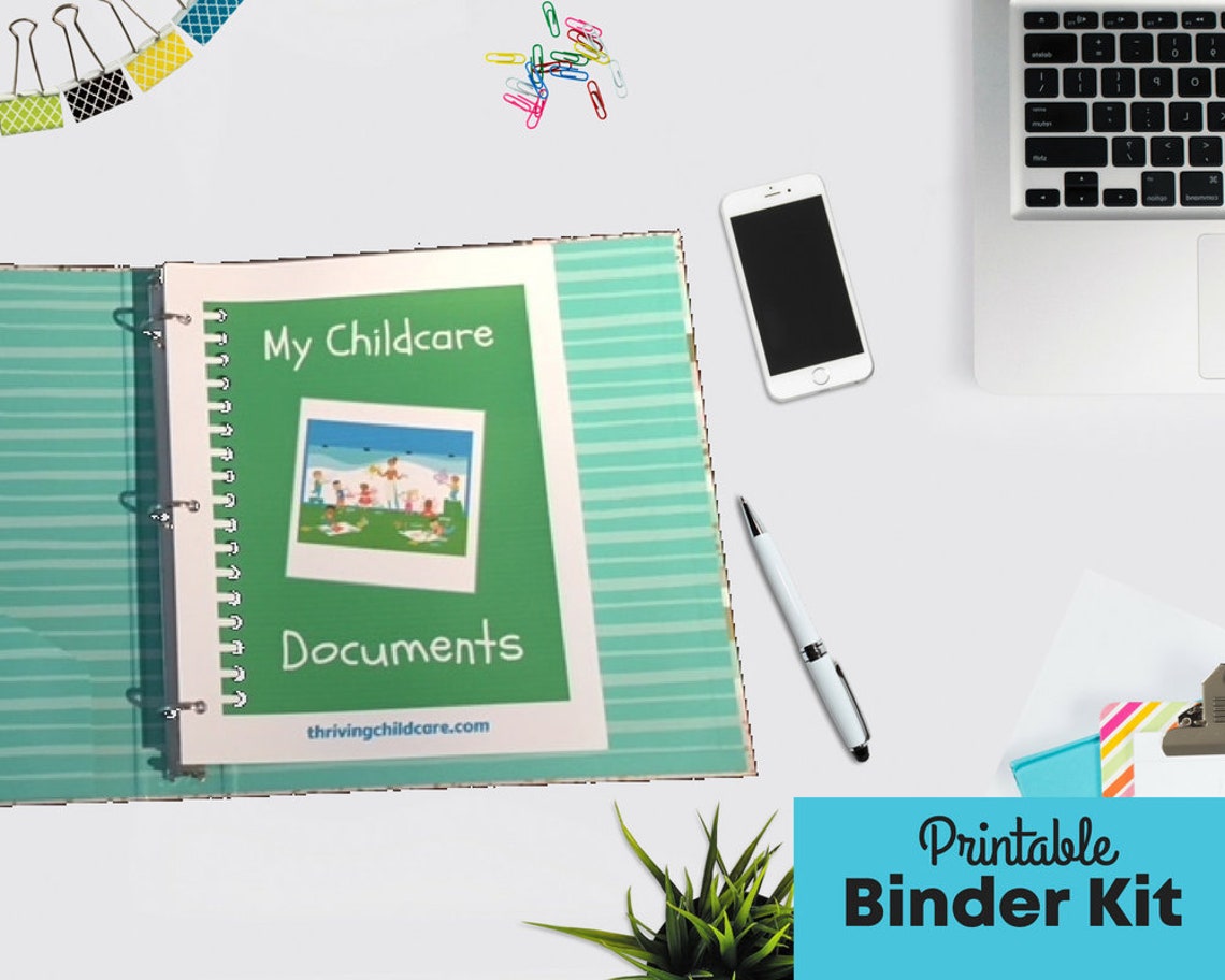 My Childcare Documents - Binder Kit [INSTANT PRINTABLE/DOWNLOAD] - Etsy