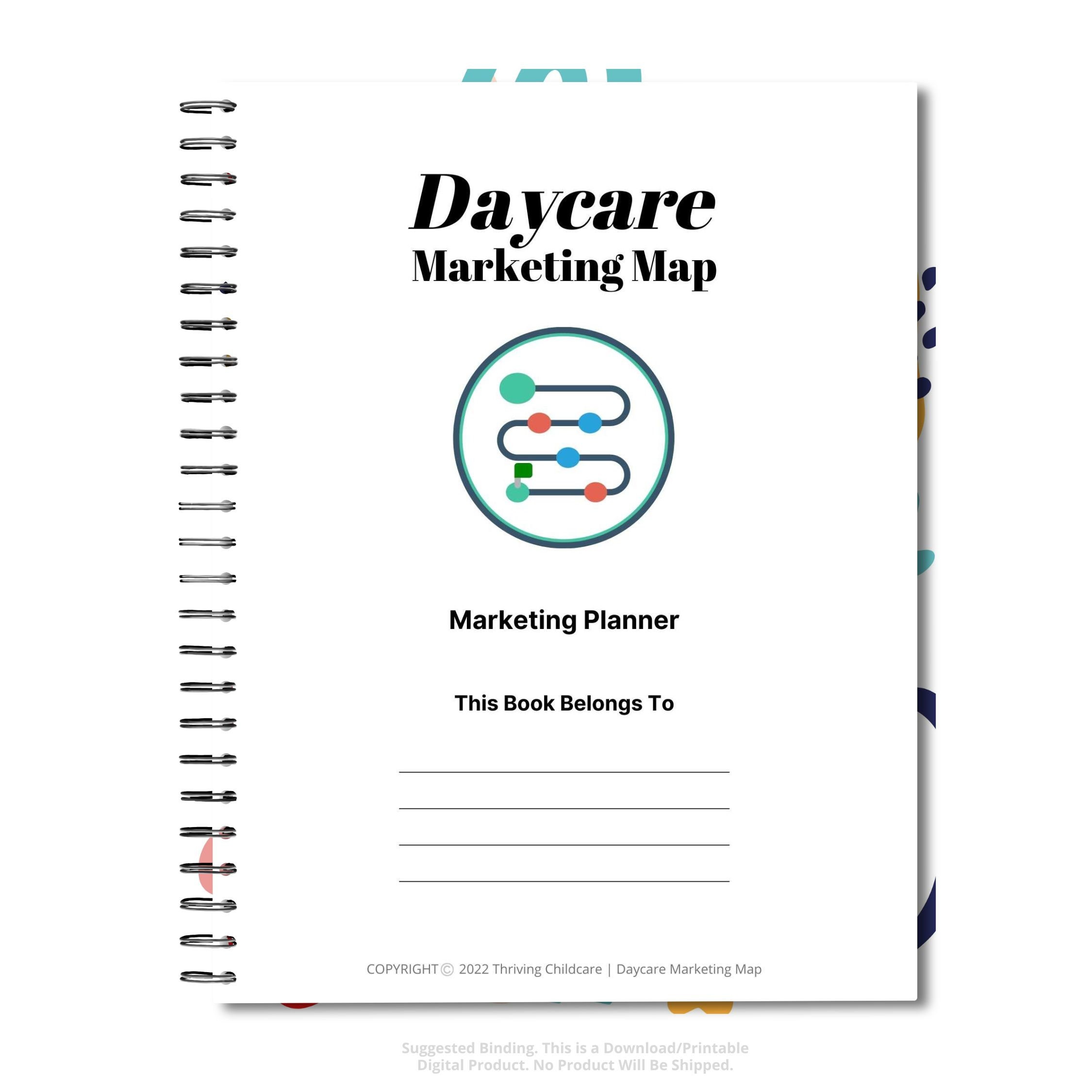 Daycare Marketing Map Planner [INSTANT PRINTABLE/DOWNLOAD] - Etsy