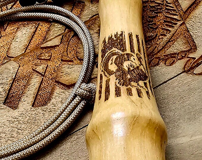 Custom Turned Popular Wood Turkey Trumpet With Brass Collar With Delrin ...