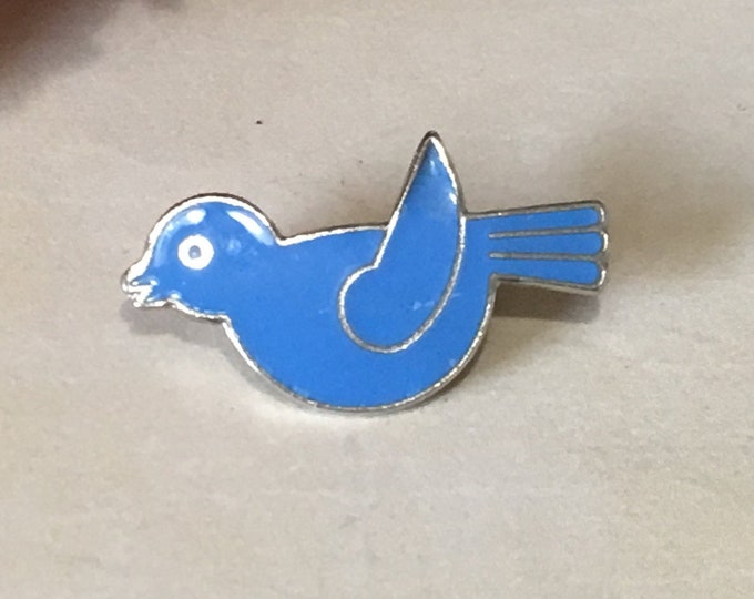 Vintage Scouts Blue Bird Pin - Etsy