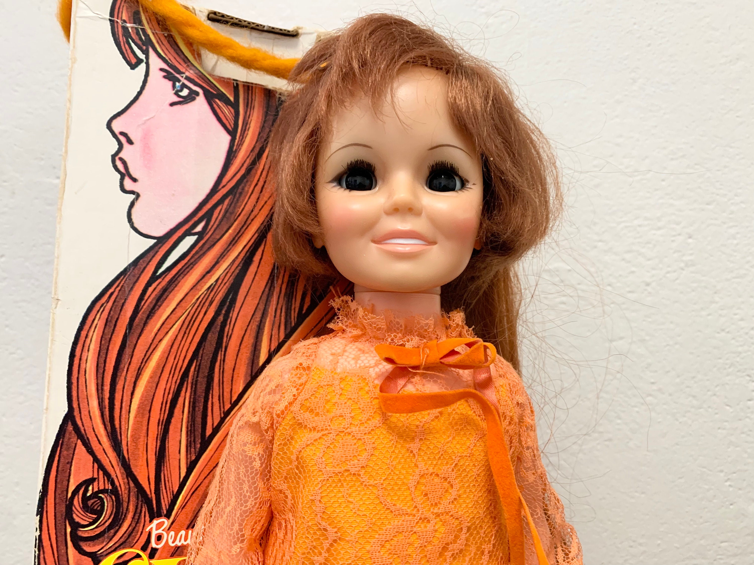 1969 Chrissy Doll With Original Box Original Orange Lace - Etsy
