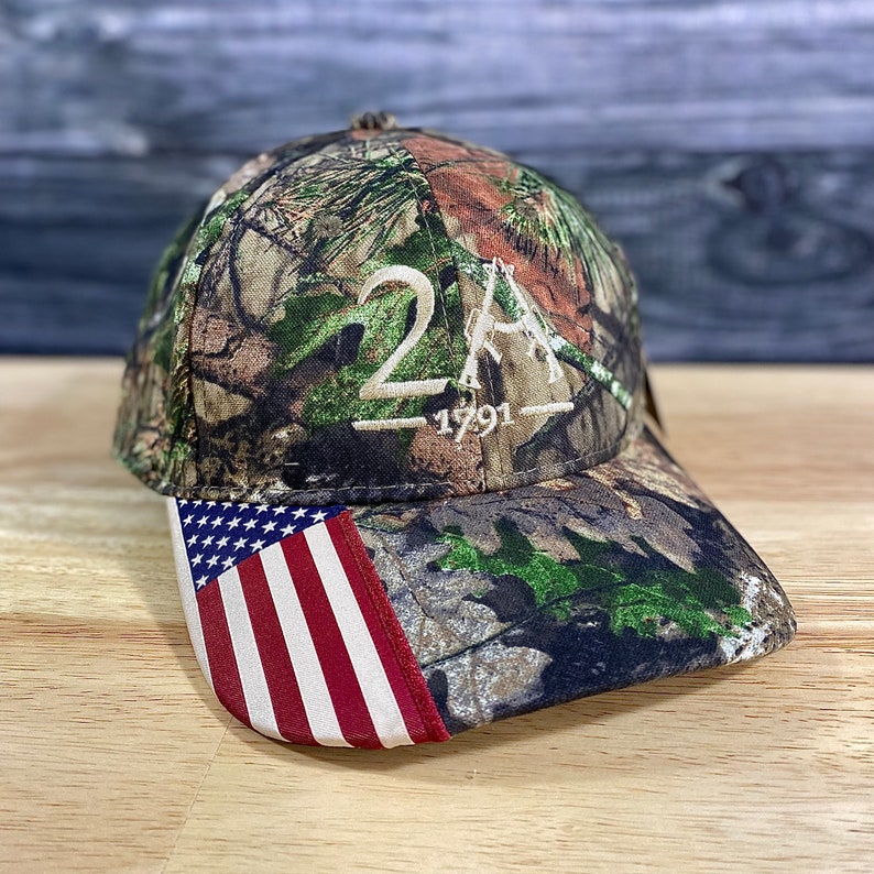 2A 1791 Second Amendment Kryptek Hats | MULTIPLE COLORS | Flag Bill - Etsy