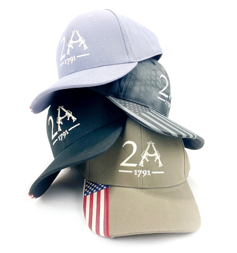 2A 1791 Second Amendment Kryptek Hats | MULTIPLE COLORS | Flag Bill - Etsy