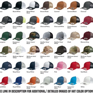 Custom Embroidered Hats - Six-panel Mesh-back Trucker Cap -YP Classics ...