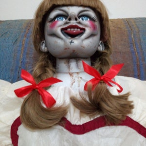 Annabelle Doll replica Props Life Size 1:1 grey Edition - Etsy