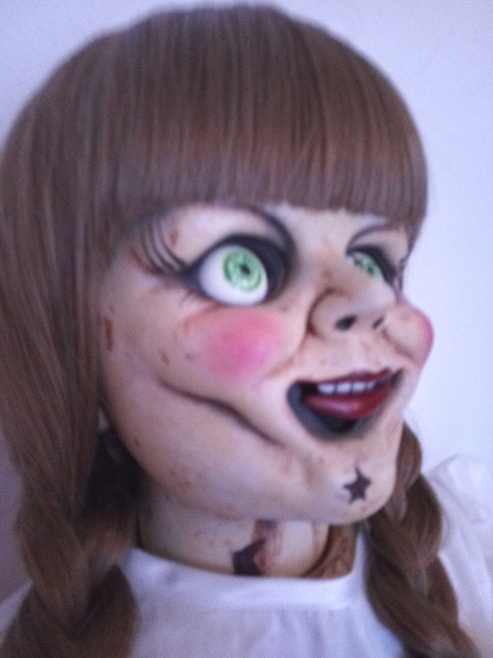 Annabelle Doll replica Props Life Size 1:1 green Eyes - Etsy