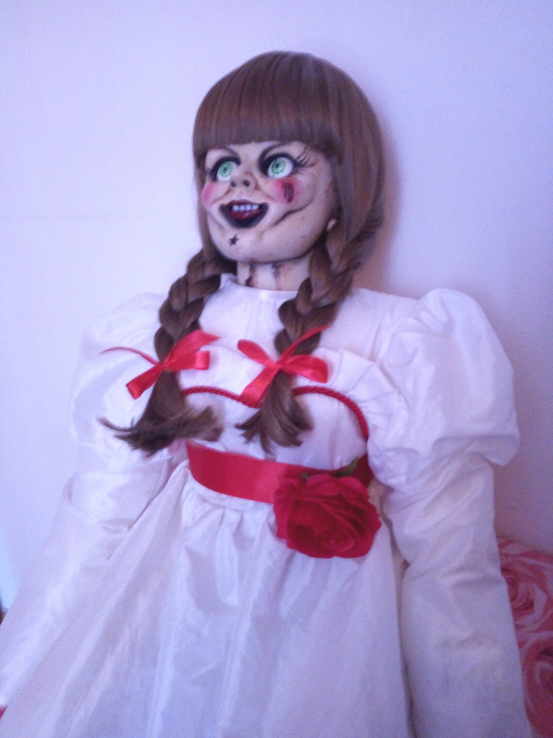 Annabelle Doll replica Props Life Size 1:1 green Eyes - Etsy