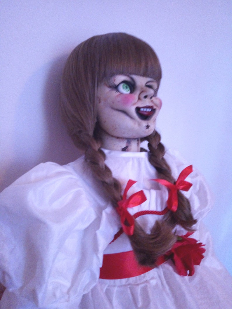 Annabelle Doll replica Props Life Size 1:1 green Eyes - Etsy