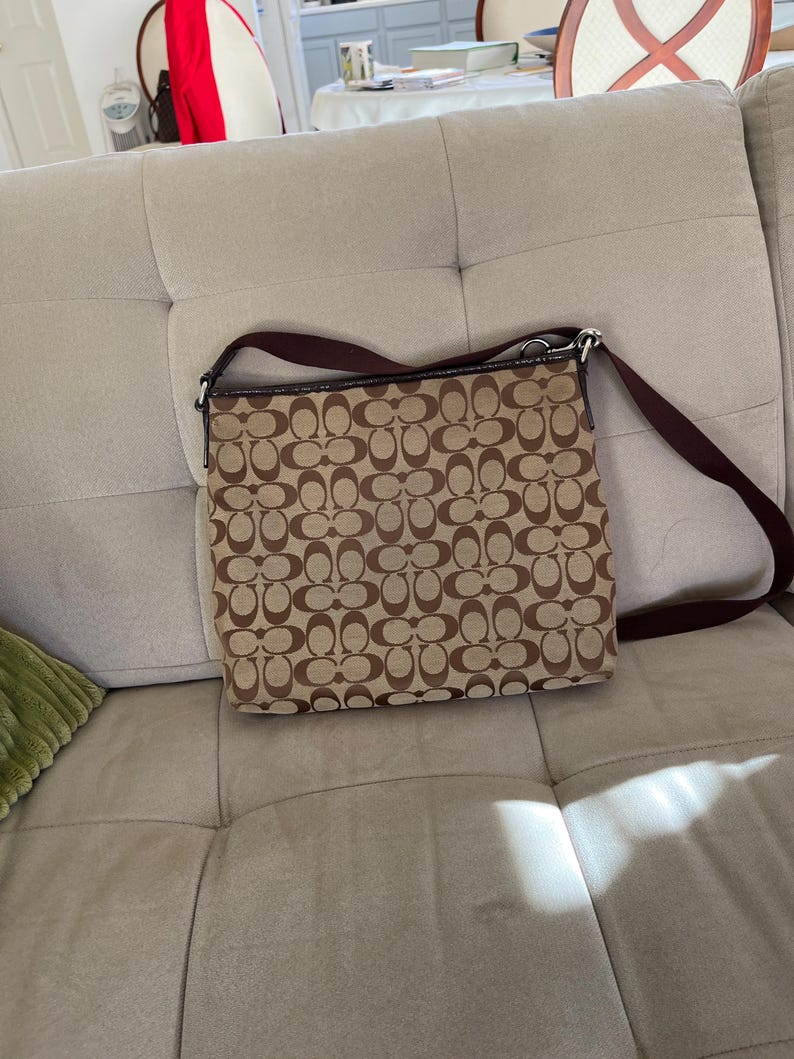 Classic Coach Signature Crossbody - Etsy