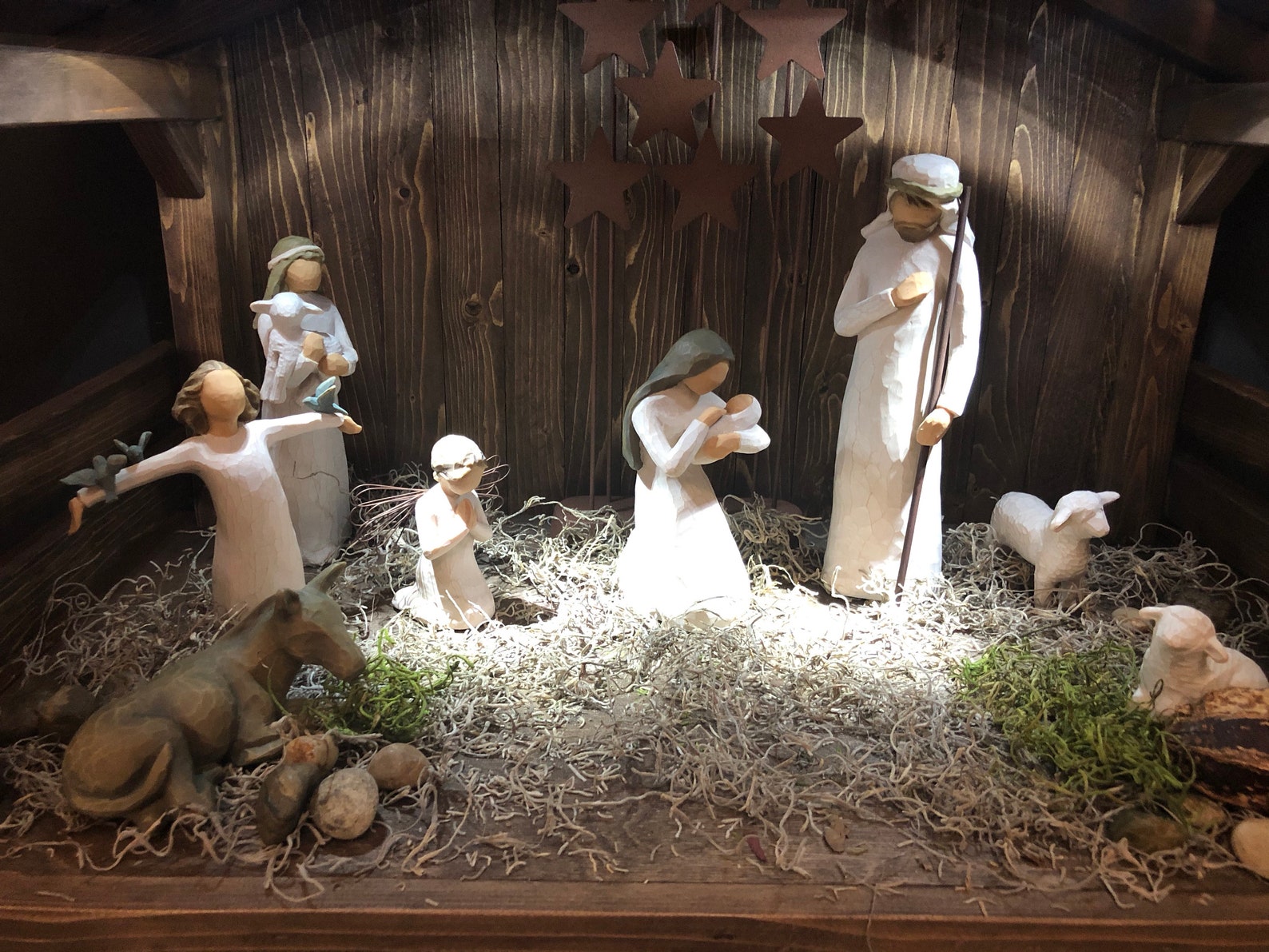 Large Spaced Roof Stable/crèche Very Sturdy All Wood Stable - Etsy Canada