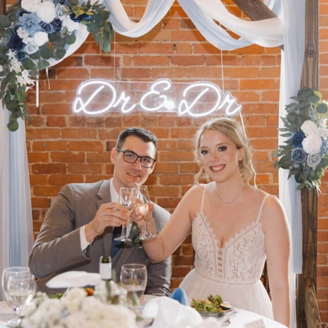 Custom Neon Wedding Sign Wall Decor, Neon Name Sign Wedding Decor, Neon ...