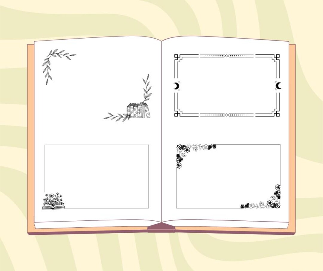 Bookish Bookplates: Author Signature Labels (digital Download) - Etsy