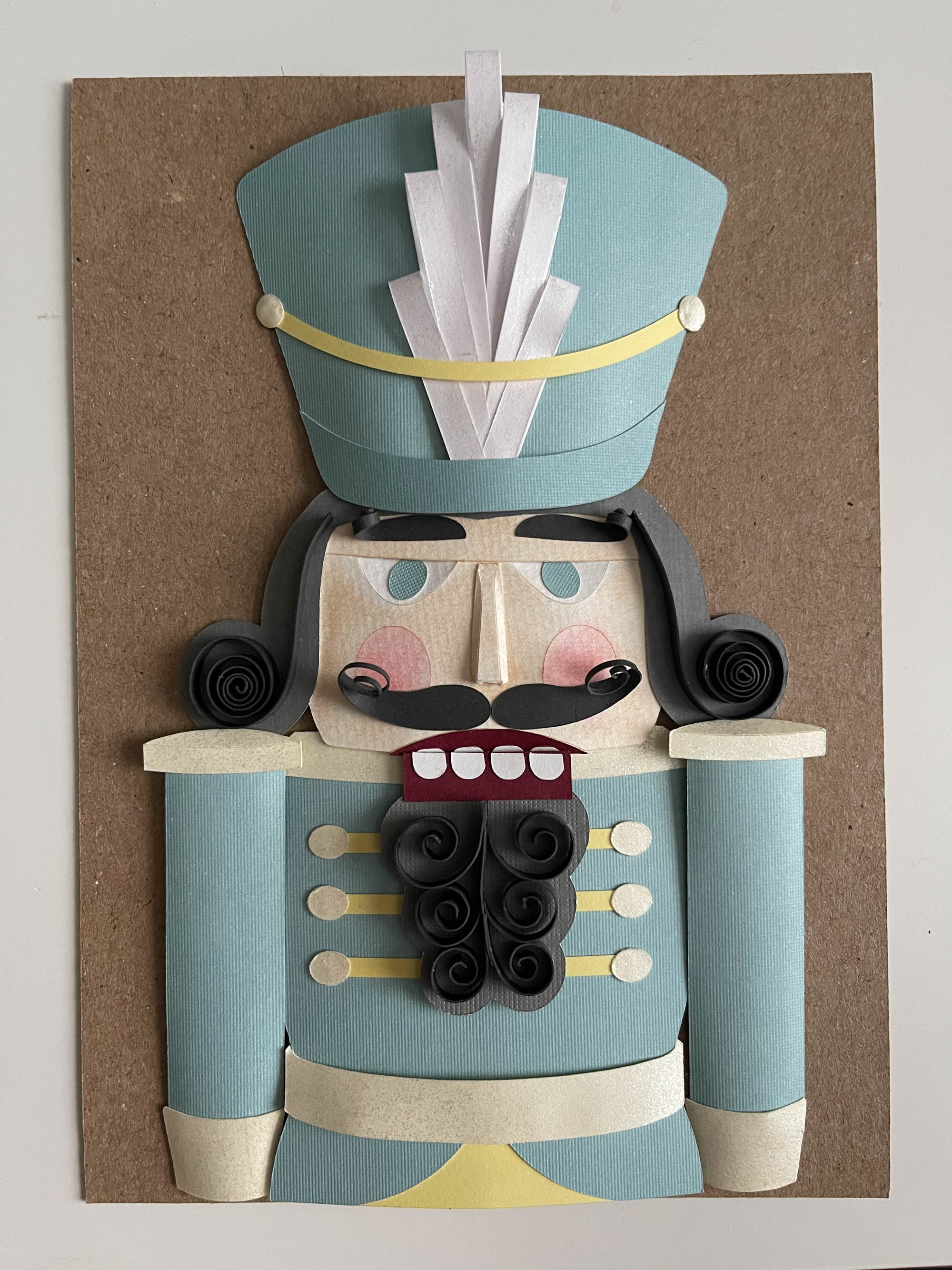 Nutcracker Soldier 3D Paper Sculpture Framed Shadowbox - Etsy
