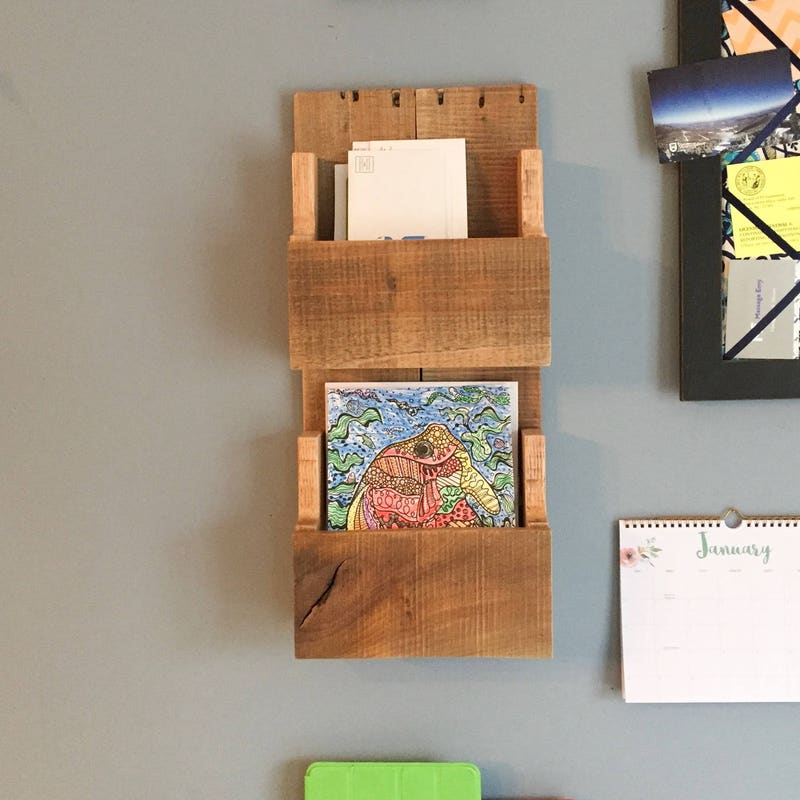 Pallet Mail Organizer - Etsy