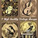 Set of 7 Premium Vintage Music Digital Prints Retro-inspired Designs ...