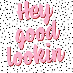 Spotty Poster | Pink Bold Print | Bedroom Print | Dalmatian Pattern ...