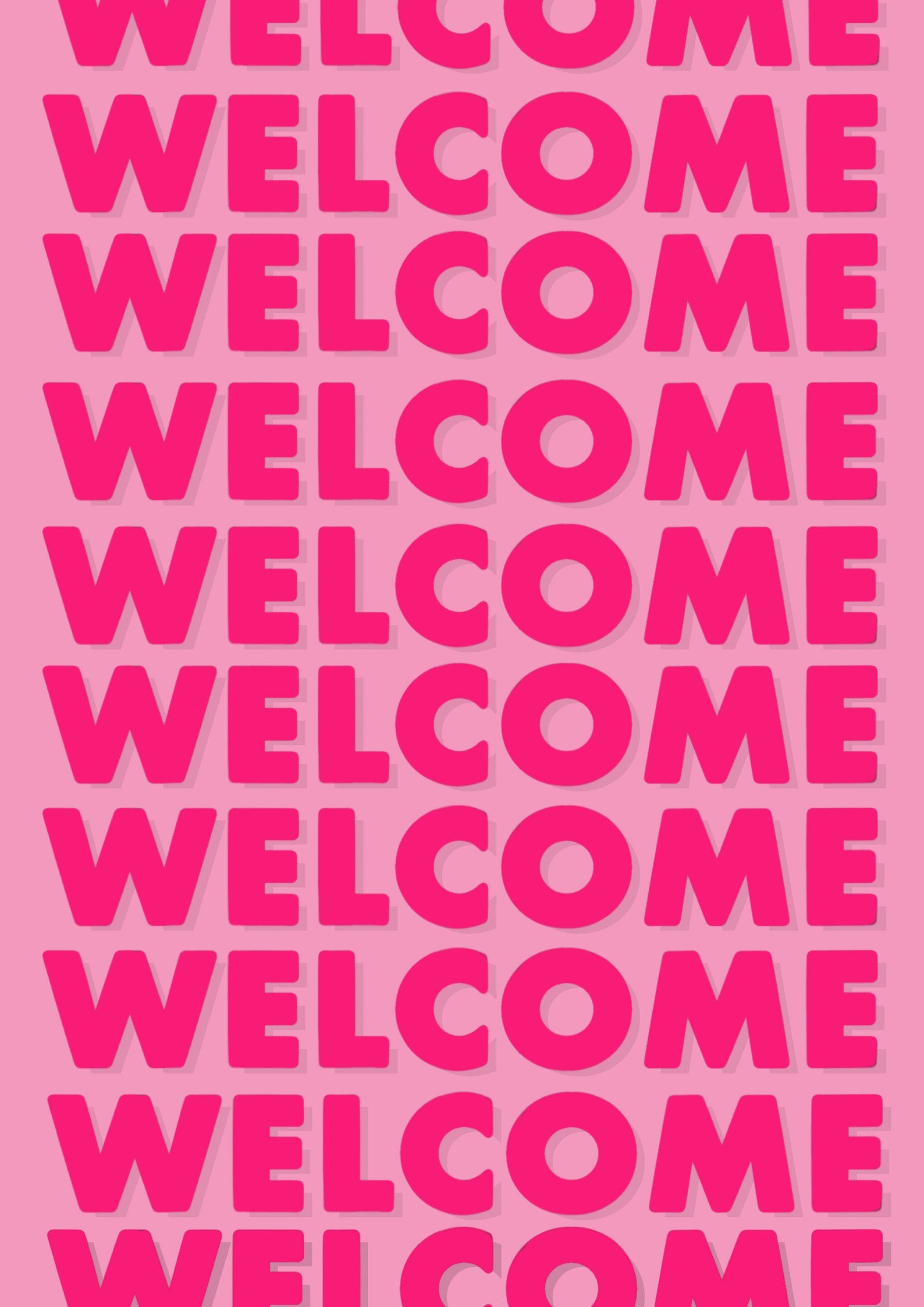 Home Poster Bright Print Pink Print Hallway Print - Etsy