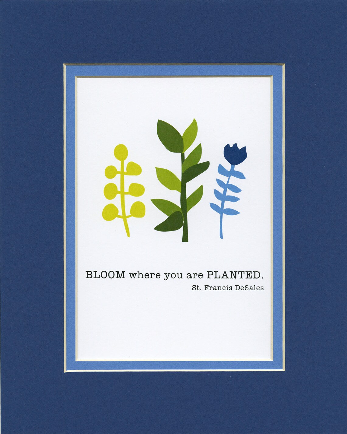Bloom Where You Are Planted 8x10 Matte Print Inspirational - Etsy