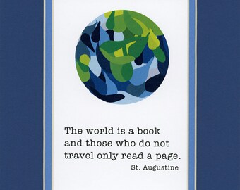 The World is a Book | Etsy