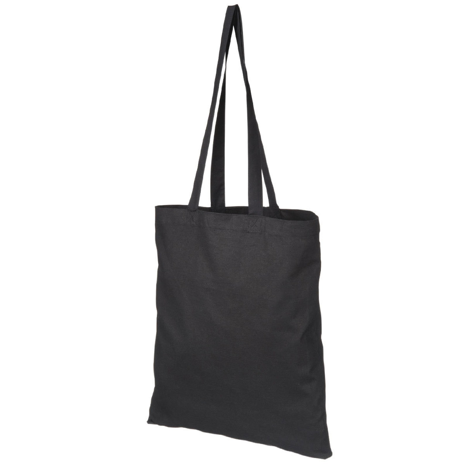 Cotton Bag Tote Bag BLACK Colour Shopping Shoulder Tote Shopper Bags ...