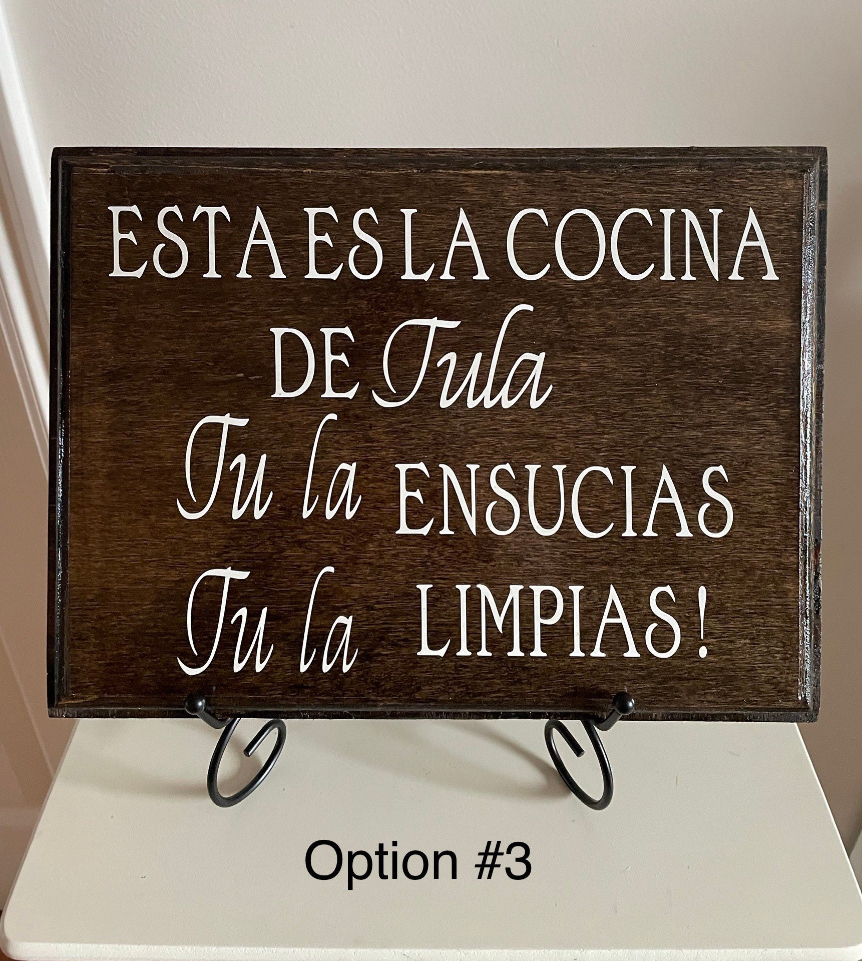 Cocina De Tula Wood Sign - Etsy