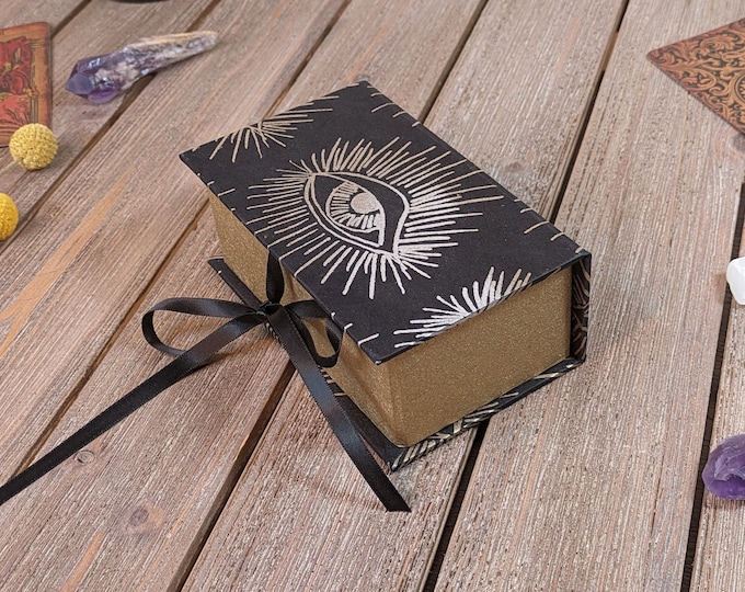 Tarot Deck Box, Crystal Storage, Tarot Card Holder, Divination Tools ...