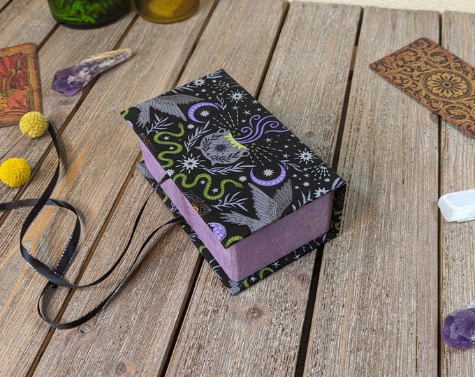 Tarot Deck Box, Crystal Storage, Tarot Card Holder, Divination Tools ...