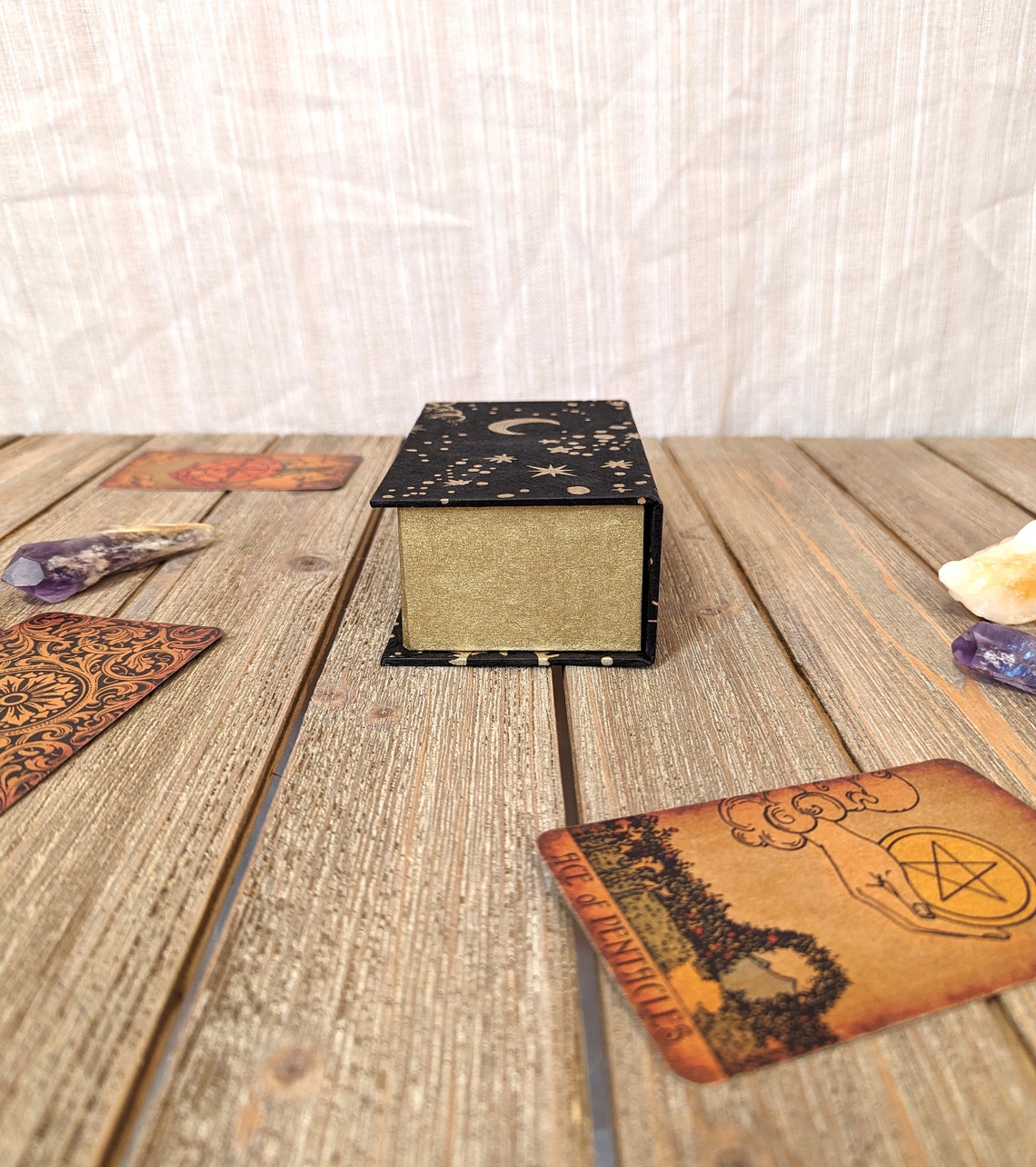 Box for Tarot Deck Crystal Storage Tarot Card Holder - Etsy