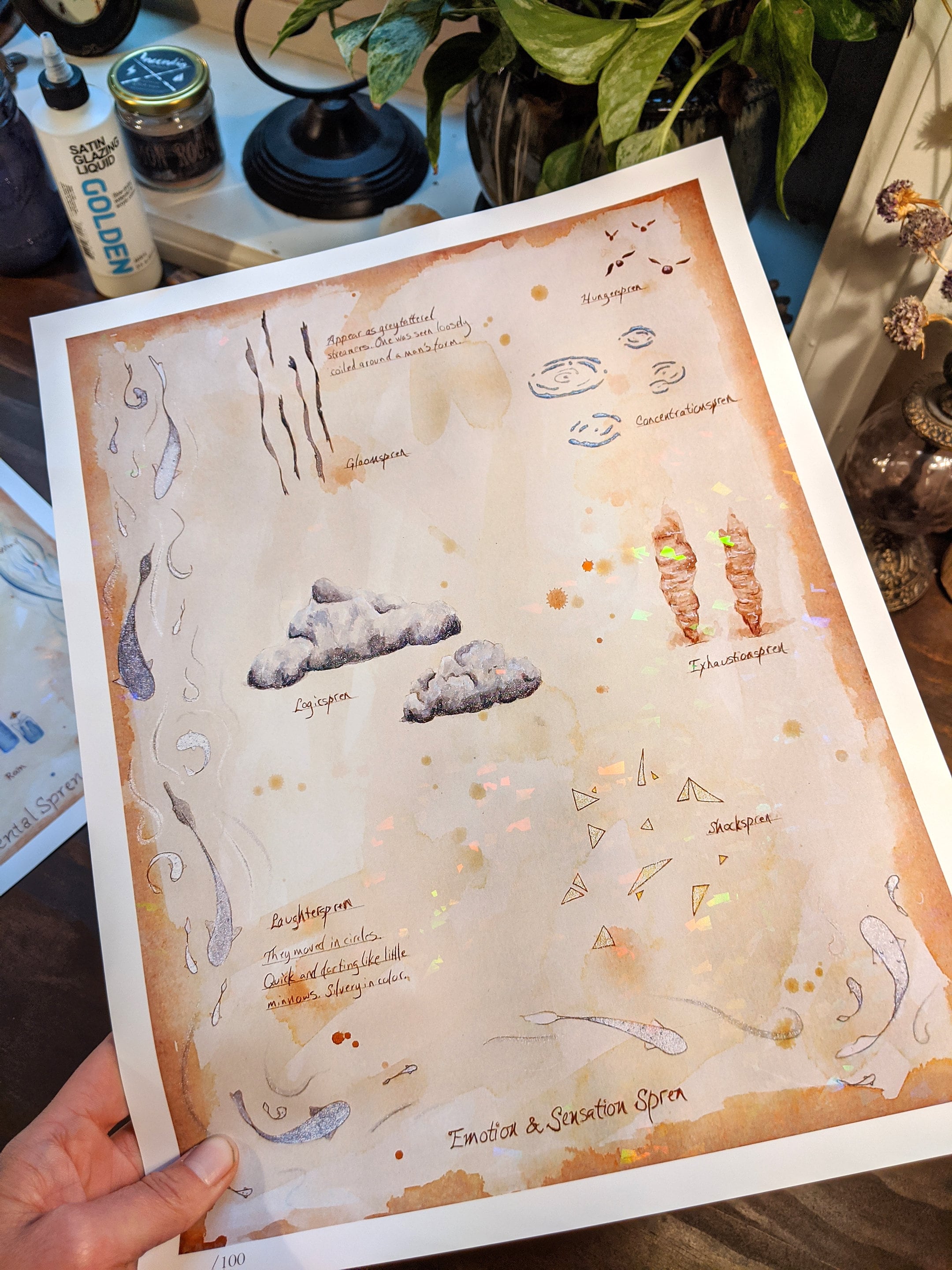 Spren Art, Fantasy Art, Fantasy Illustration, Shallan Painting, Book ...