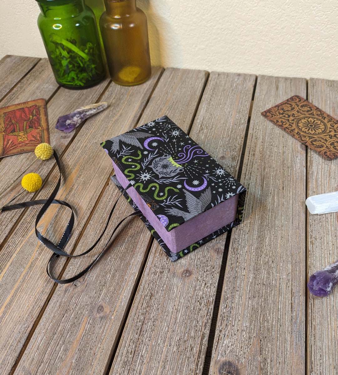 Box for Tarot Deck Crystal Storage Tarot Card Holder - Etsy