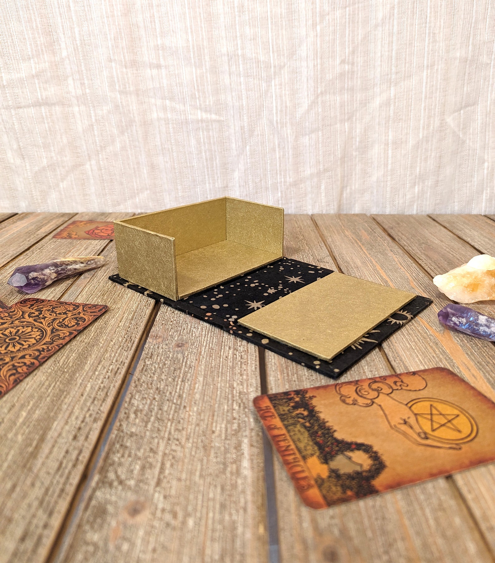 Box for Tarot Deck Crystal Storage Tarot Card Holder - Etsy