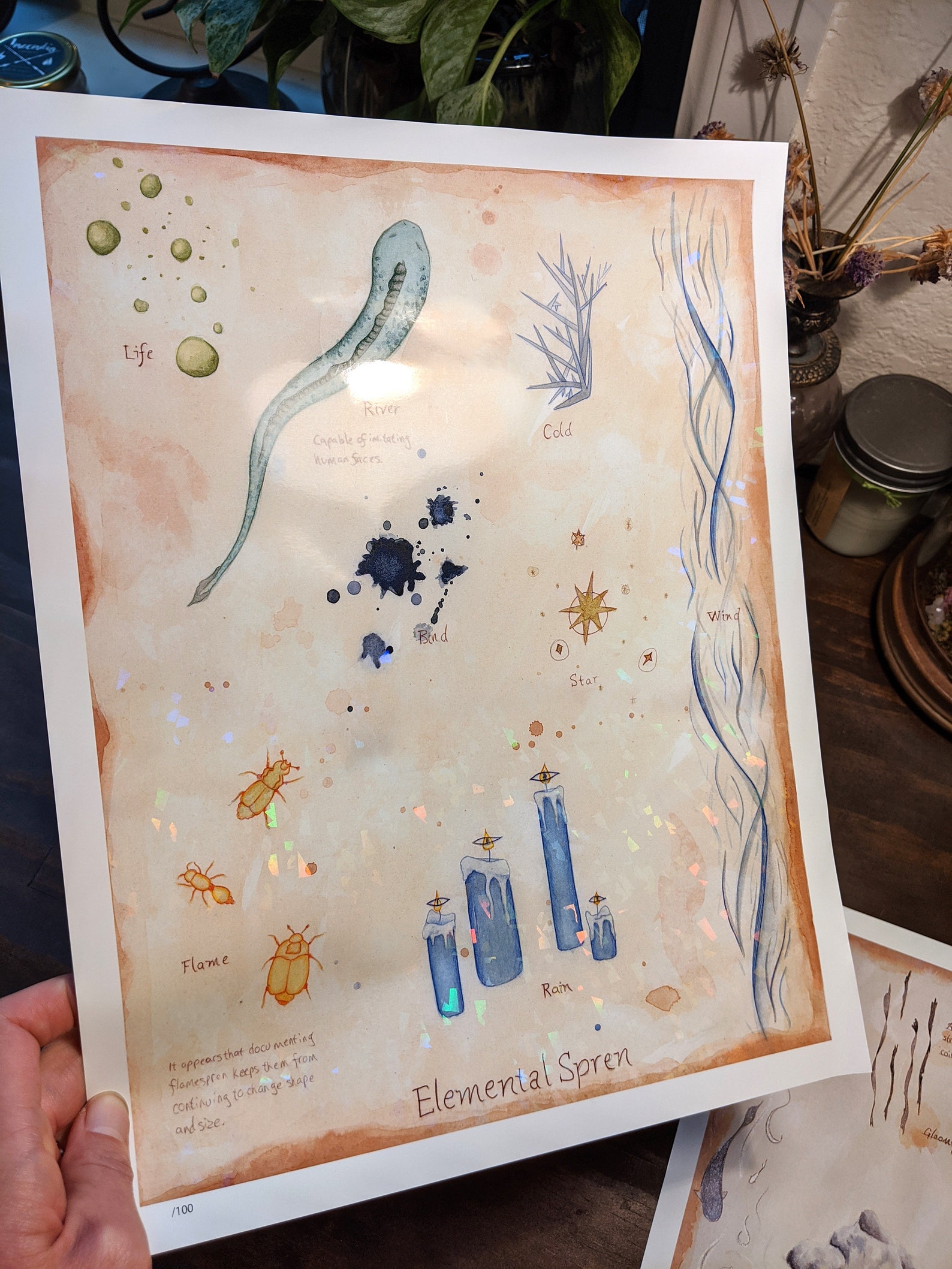 Spren Art Fantasy Art Fantasy Illustration Shallan's - Etsy