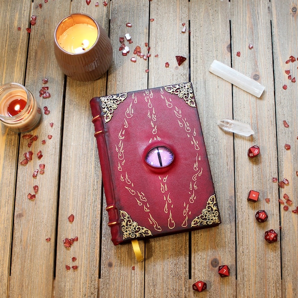 Leather Bound Dnd Book - Etsy