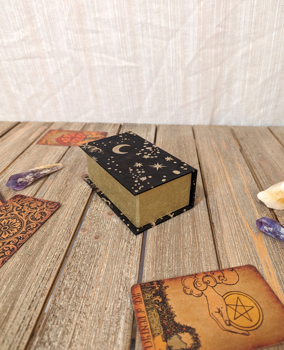 Box for Tarot Deck Crystal Storage Tarot Card Holder - Etsy