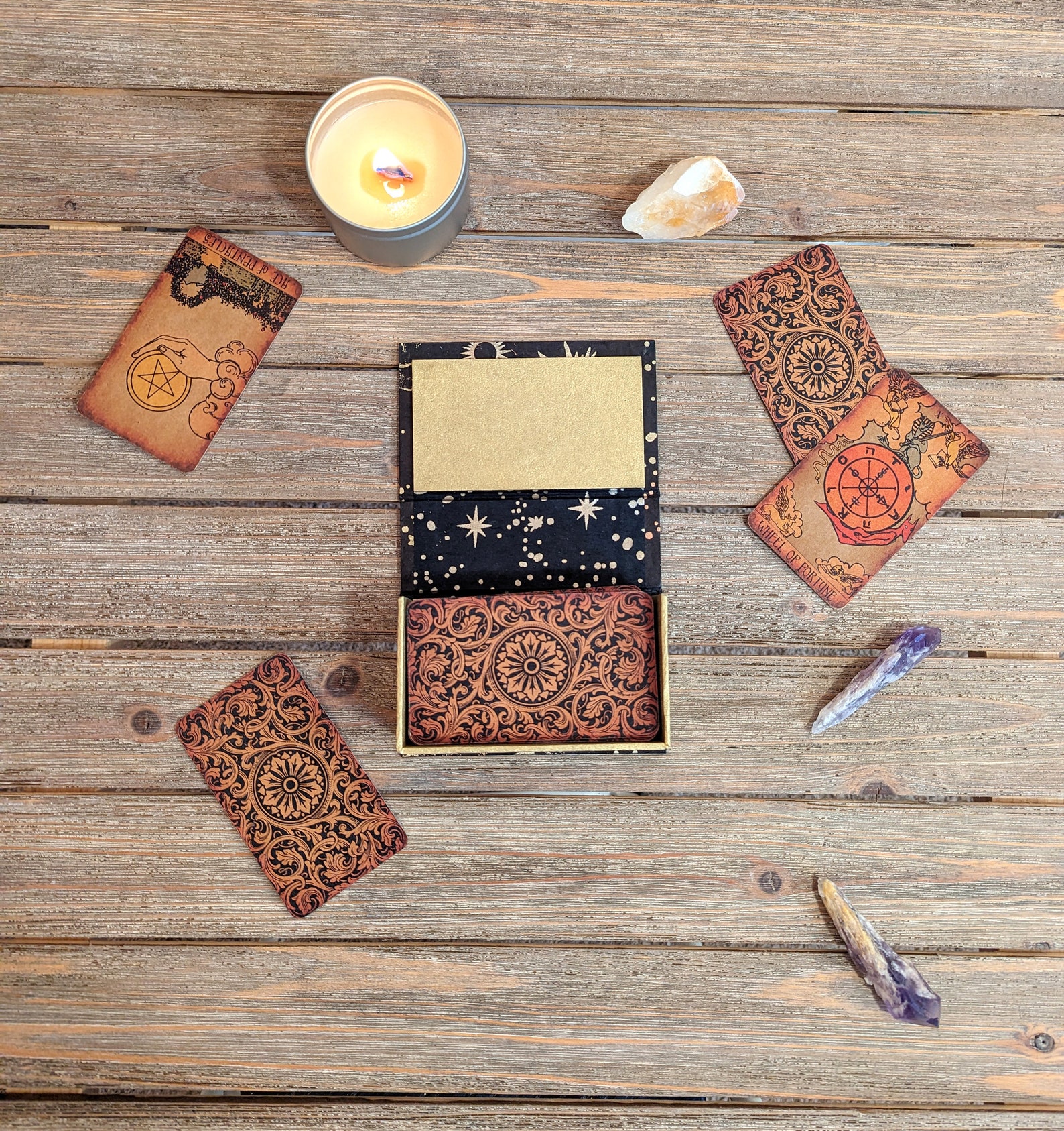 Box for Tarot Deck Crystal Storage Tarot Card Holder - Etsy
