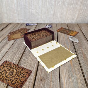 Tarot Deck Box, Crystal Storage, Tarot Card Holder, Divination Tools ...