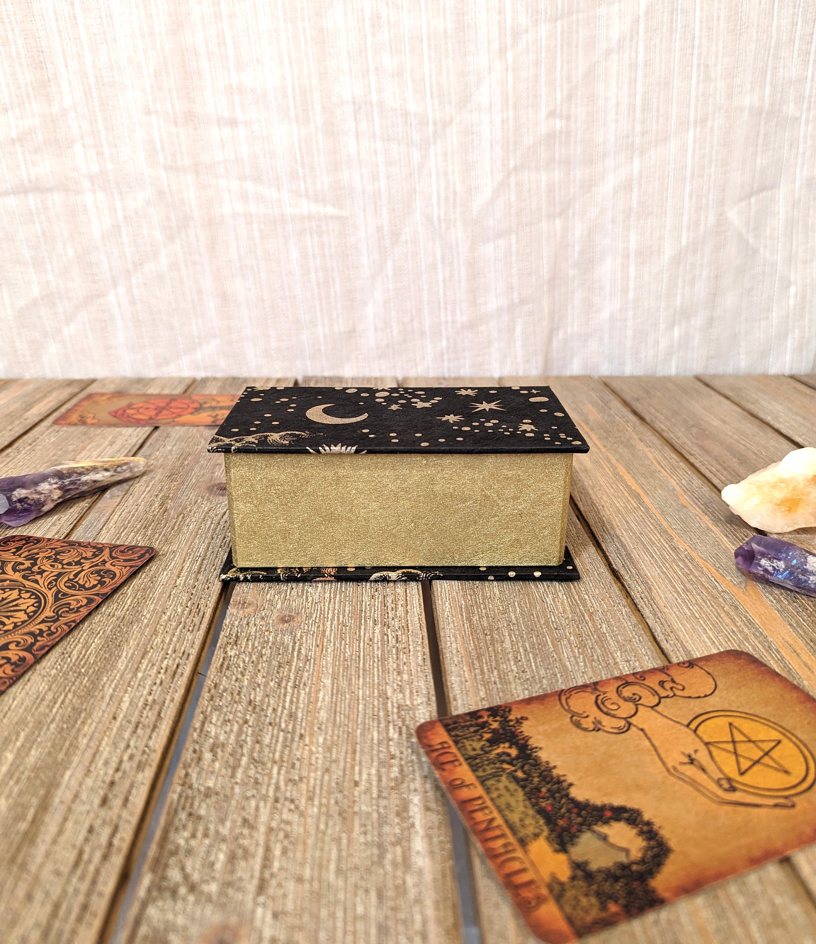 Box for Tarot Deck Crystal Storage Tarot Card Holder - Etsy