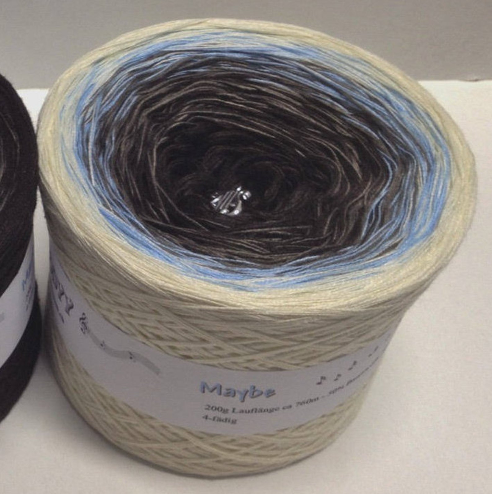 Maybe 4 Ply Blue Gradient Yarn Crochet Yarn Knitting | Etsy