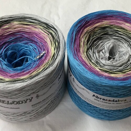 Abracadabra Blue and Purple Yarn 4 Ply Gradient Yarn - Etsy