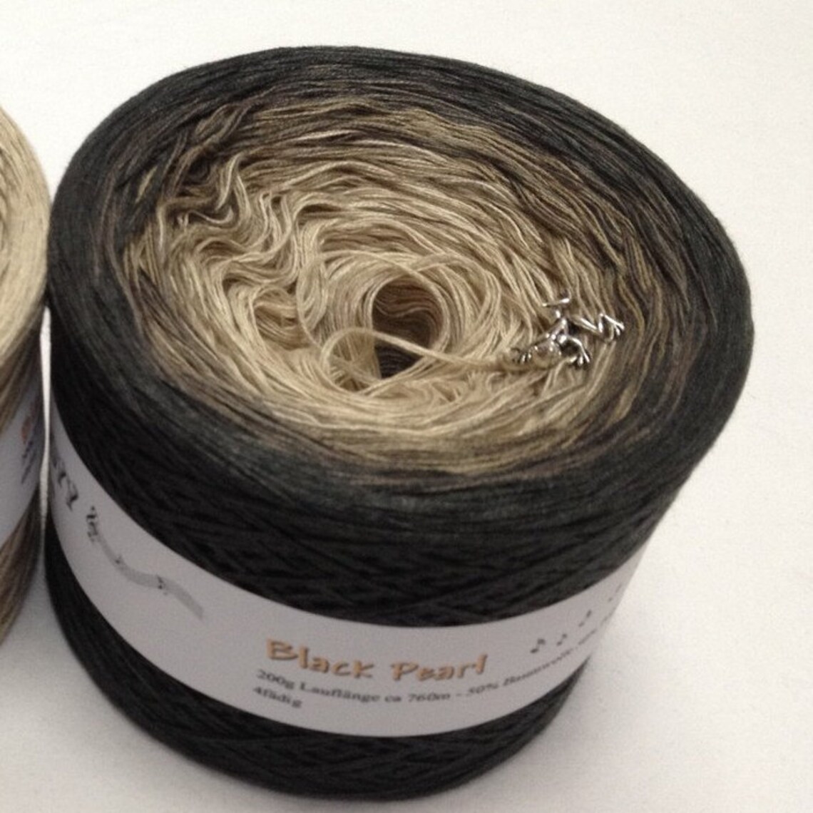 Black Pearl Ombre Yarn brown Cotton Yarn Brown Acrylic - Etsy